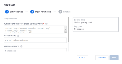 Mimecast logs via Thirdparty API – Netenrich