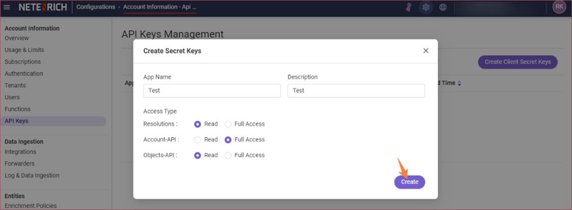 API Integration - Getting Started Guide – Netenrich