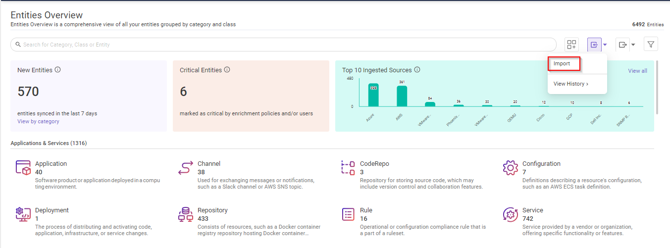 Import Entities – Netenrich