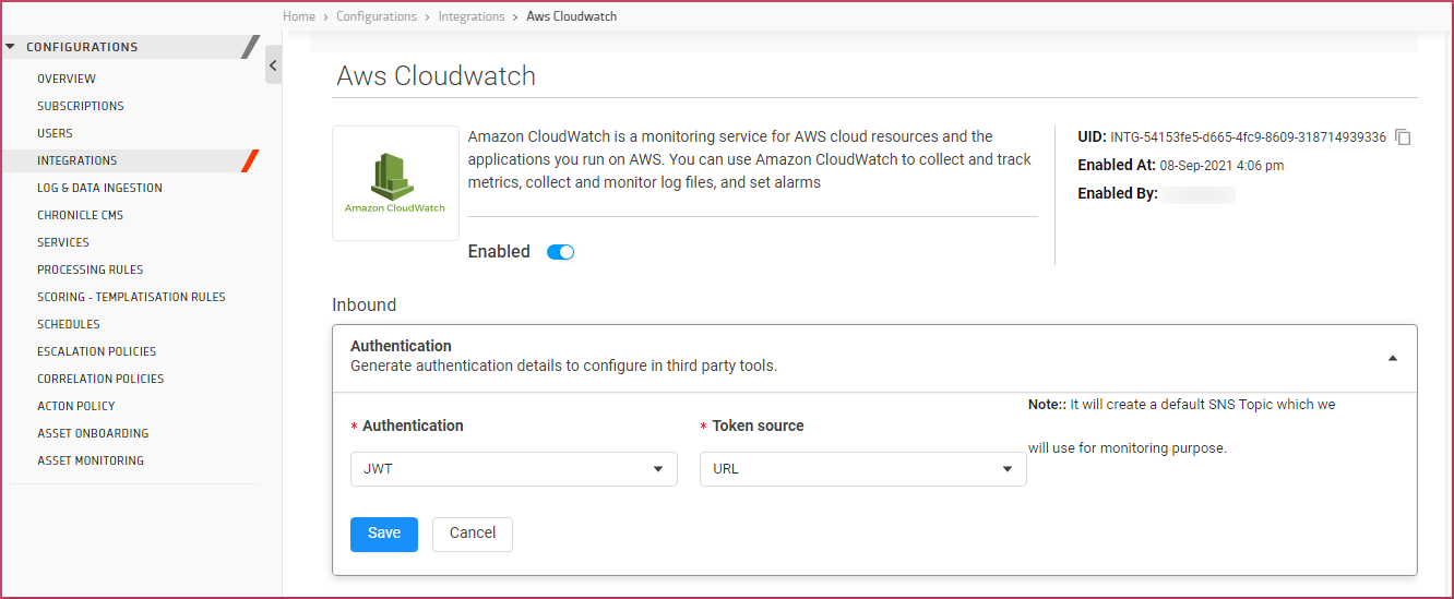 AWS Integration Guide – Netenrich